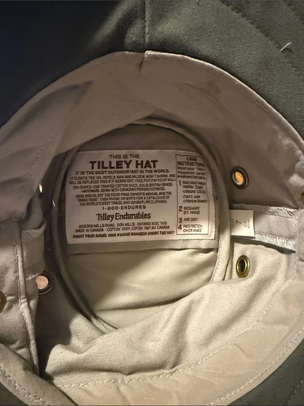 Tilley | Accessories | Tilley Endurables T5 Unisex Cotton Duck Hat ...